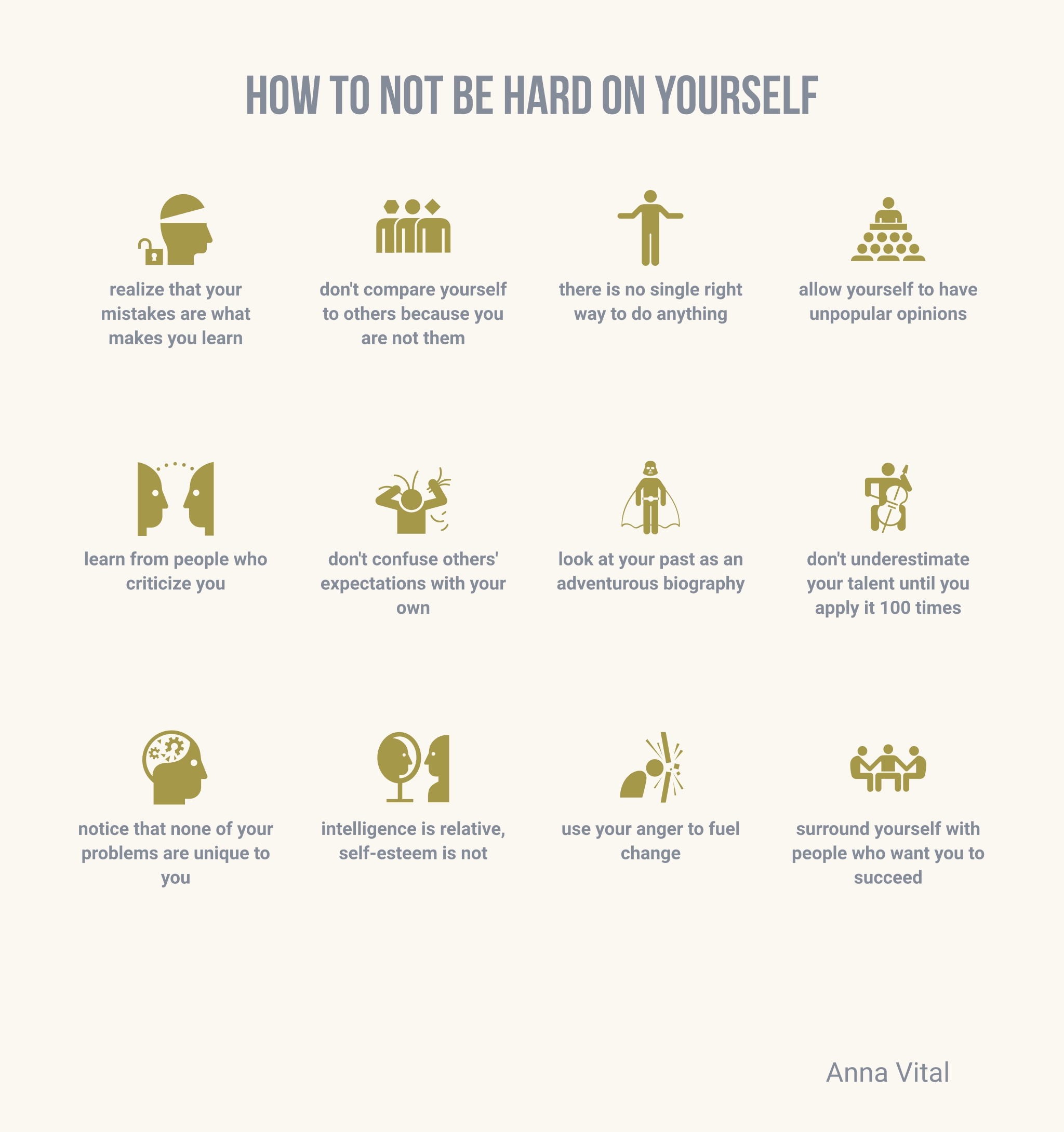 How to Not Be Hard on Yourself
